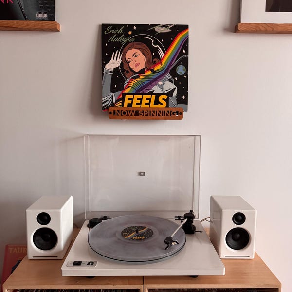 Vinyl Record Disc Wall Mount | Floating LP Display | Minimalist Music ...