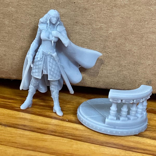 Custom 3D Printed BG3 Baldur's Gate 3 (III) Karlach Miniature/statue (v ...