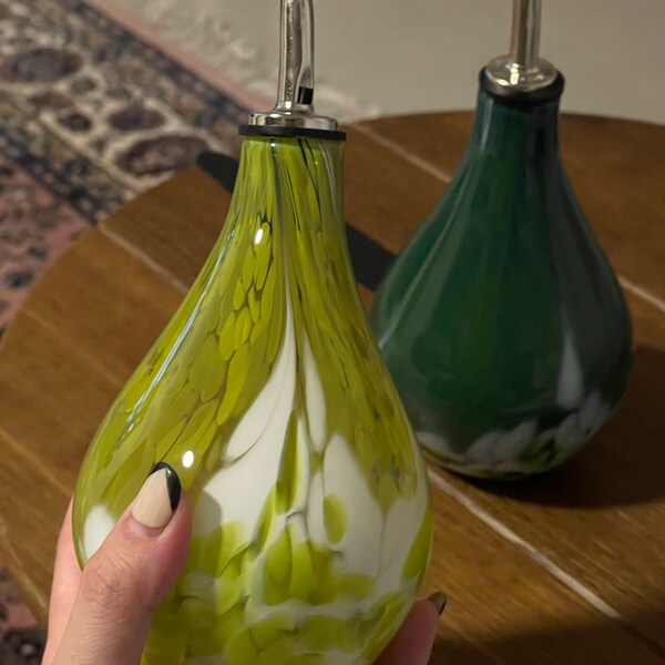 Blown Glass Space Paperweight, Blacks, Golds, White and Burgundy ...