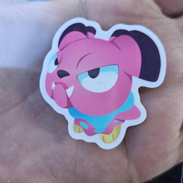 Dog PKMN Stickers // Arcanine, Lycanroc, Houndoom, Lucario, Fidough ...