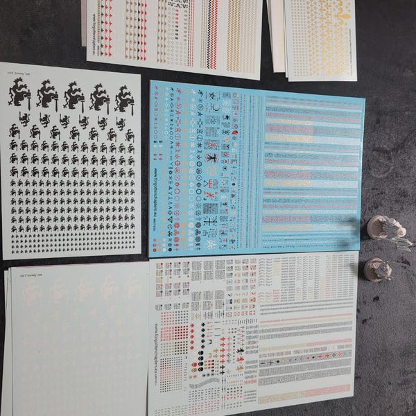 Print to Order Minoans Waterslide Transfer Decals Compatible With 28 Mm ...