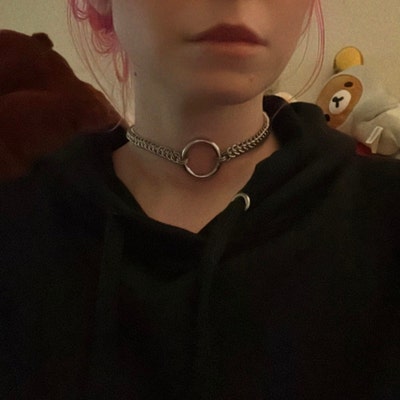 Ditto Chainmail Choker Necklace - Etsy