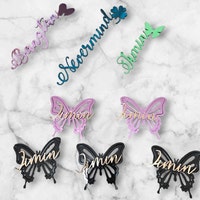 Very Peri Acrylic Name Place Cards Wedding Acrylic Cards Personalized ...
