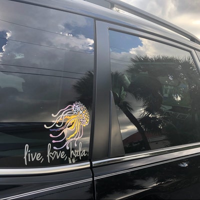Live, Love, Hula Hoop Car Decal - Etsy