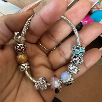 Authentic New Pandora Orange Tropical Flower Murano Beautiful Charm ...