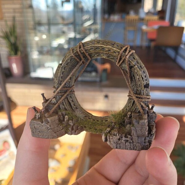 The Hunters Mouth Demon Spawn Gate/ Portal Unpainted Terrain for Ttrpgs ...