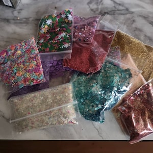 Pink Glass Bubbles Tiny Glass Bubbles Shaker Filler - Etsy UK