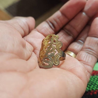 Monogrammed Tube Ring With Personalized Initials in Sterling Silver ...