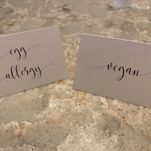 Dessert Table Signs, Dessert Table Labels, Buffet Table Signs, Buffet ...