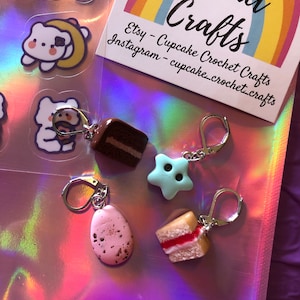 Handmade Polymer Clay Emoji Smiley Faces Stitch Markers for - Etsy