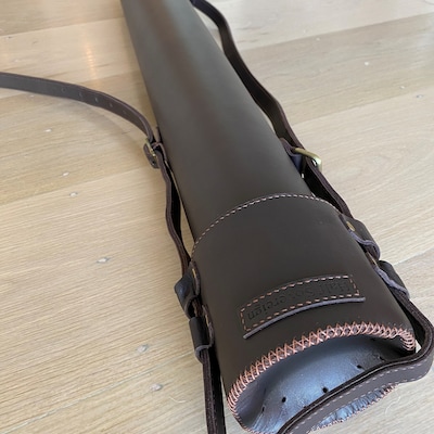 Leather Transport Tube for Blueprint and Map Storage Gift for - Etsy