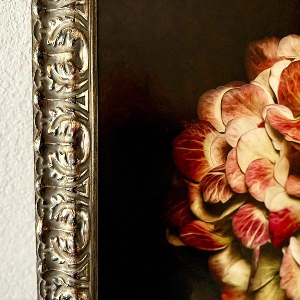 Weathered Metallic Picture Frame, Modern Custom Frames for Wall Art ...