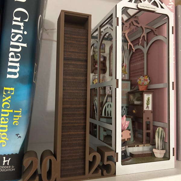 ASSEMBLED Book Nook Acotar Inspired Fantasy Books Silver Flames Bat ...