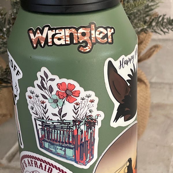 Boho Pastel Western Sticker Pack - Etsy