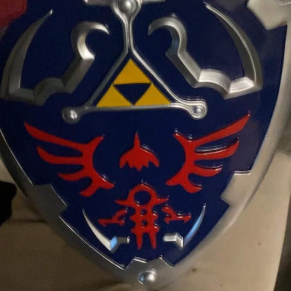 Full Size Link Hylian Zelda Shield With Grip & Handle - Etsy