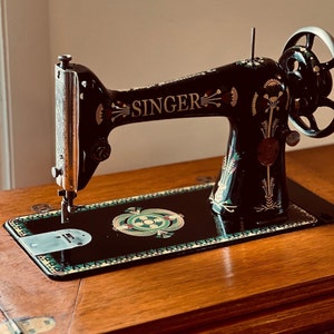 Custom Singer 95K Series Floral and Filigree Decals Industrial - Etsy