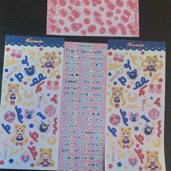 Sanxskids Boy Band Kpop Sticker Sheet Members Wolfchan DWAEKKI Bbokari ...