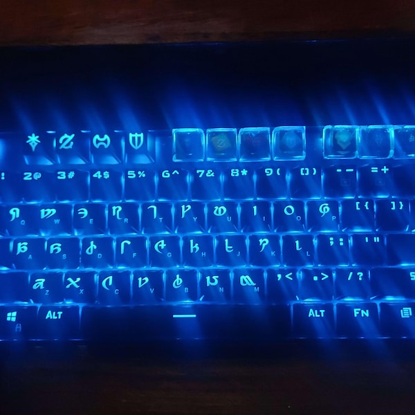 FFXIV Keycap Set, Eorzean Alphabet - Etsy