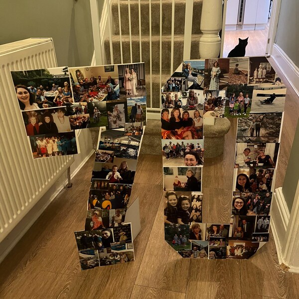 4FT GIANT Cardboard Numbers - DIY Party Decoration – Large Display ...