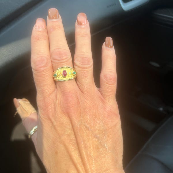 14K Solid Gold Raven Bird Signet Ring, Gold Crow Ring, Gothic Gold Ring ...