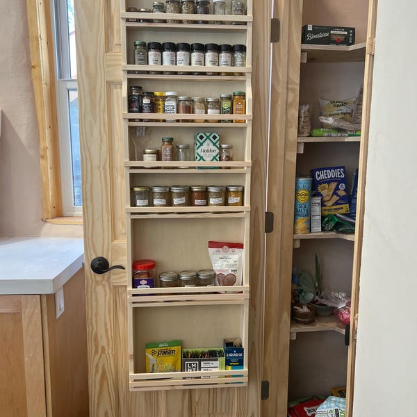 Wall Mounted Door Mounted Spice Rack - Etsy