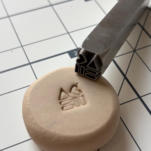Pottery Signature Stamp, Metal Ceramic Stamp With Signature, Polymer ...