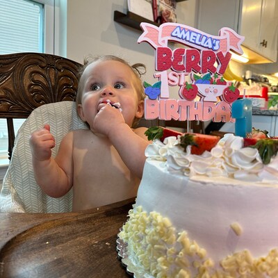 Yippee I'm 3 Sweets Theme Cake Topper - Etsy