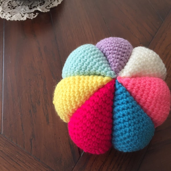 Crochet Pattern Sensory Ball #5 Montessori Baby, Silent Toy - Etsy ...