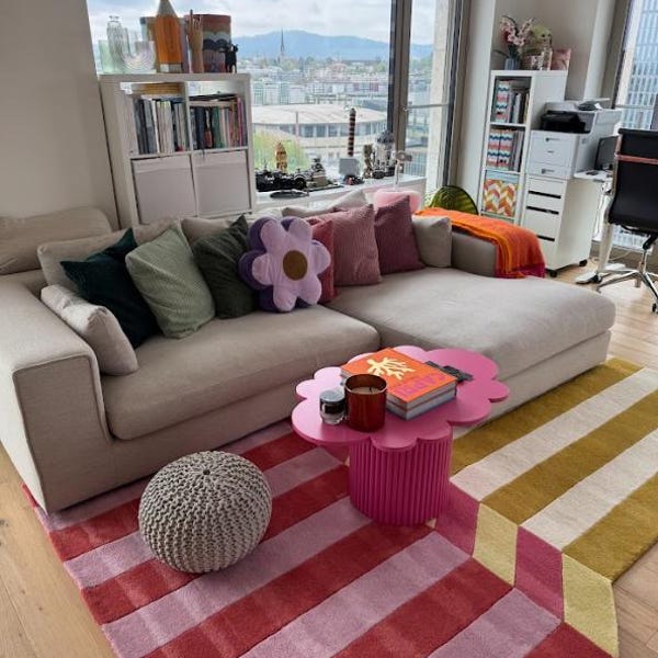 Side Table | Fluted Table | Round Fluted Table | Flower Stand | Small ...