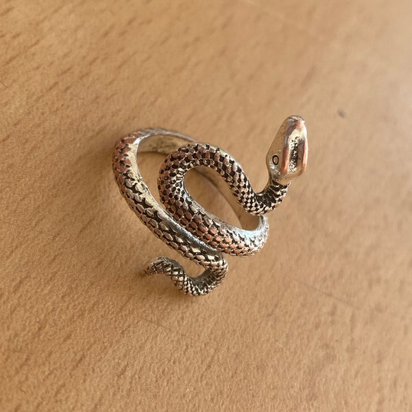 Snake Ring Adjustable, Unisex, Statement Rings - Etsy