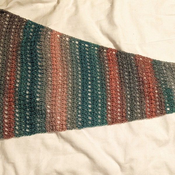 Menandore Crochet Shawl Pattern: Asymmetric Triangle Design (PDF ...