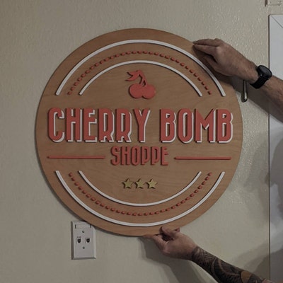 Custom 3D Logo Sign Small Business Sign Craft Show Sign Wooden Letters ...