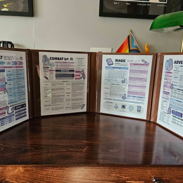 Printable Dungeons & Dragons DM Screen Inserts for 5e [DIGITAL DOWNLOAD ...