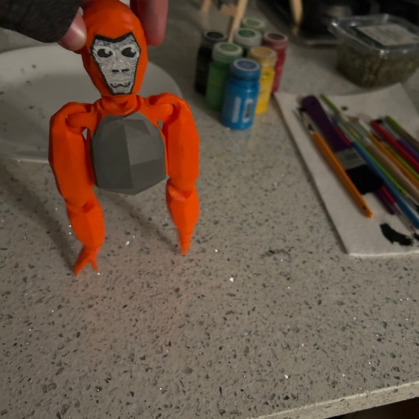 LARGE Gorilla Tag Flexy Flexible Articulated Action 8" Figure Toy Pick ...