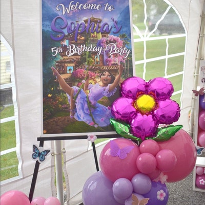 Encanto Isabella Welcome Sign, Encanto Birthday Party Welcome Sign ...
