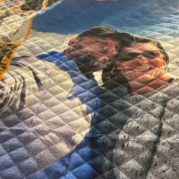 Custom Photo Quilt, Photo Quilt, Memory Quilt,dog Quilt,dog Mom,dog ...