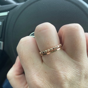 Stacking Rings Gold Stack Ring Minimalist Hammered Ring | Etsy