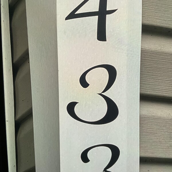 House Number 2 Digits for Front Door Removable Vinyl Customizable - Etsy