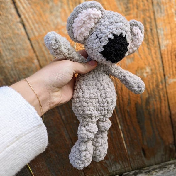 MINI Koa Koala Knotted Lovey — Crochet Koala PATTERN - Etsy