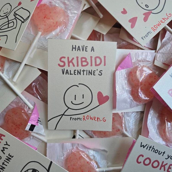 Meme Slang Kids Valentine's Day Cards, Funny Printable Classroom ...