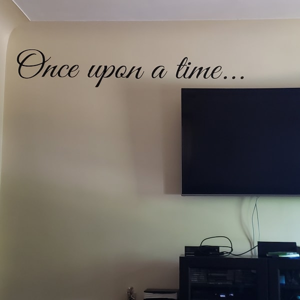Once Upon a Time.- 0174- Home Decor - Wall Decor - Etsy
