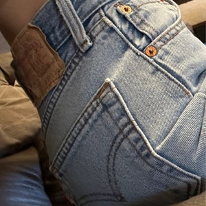 Levis 501 Selvedge Redline Vintage Jeans W24 L31 Raw Dark Blue 80s 555 Valencia Factory San ...