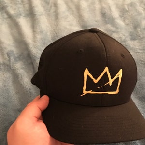 Basquiat Crown Hat Embroidered Baseball Dad Cap | Etsy
