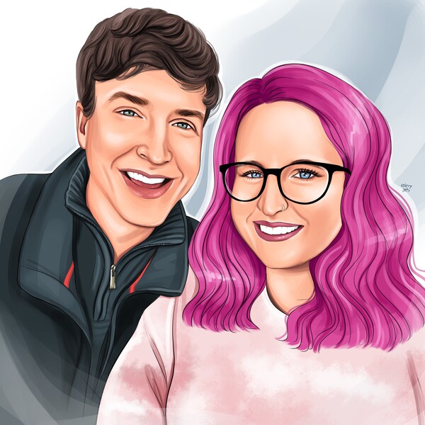 Custom Digital Portrait, Headshot Portrait, Portrait From Photo ...