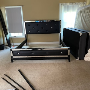 Bh101-cherry 86 Cal. King Bed Rails - Etsy