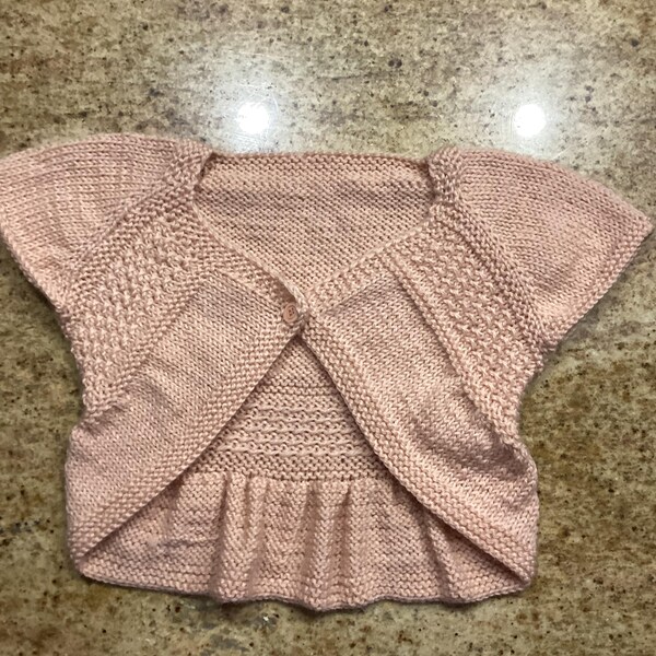 Knitting Pattern Girl, Knitting Pattern Shrug, Quick Knitting Pattern ...