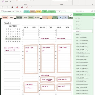 Onenote Flash Cards Template, Onenote Digital Flashcards, Onenote ...