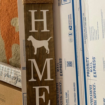 Lab Home Sign Labrador Wood Sign Dog Sign Labbie Sign Dog Home Sign ...