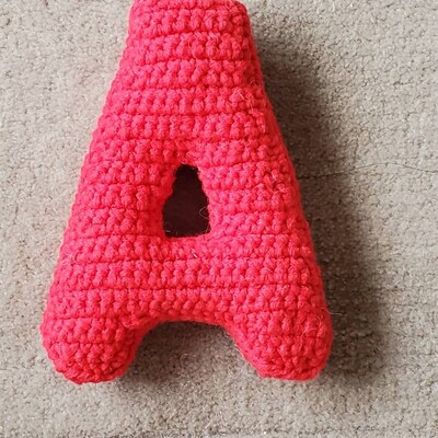Crochet Pattern: Alphabet Capital Letters, Soft Letters, Play Letters ...
