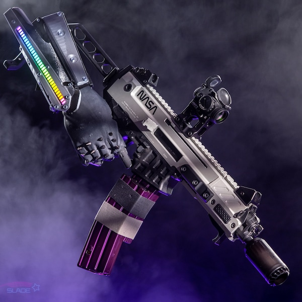 PULSE//V2:NANO Sound Reactive LED Cyberpunk Gauntlets (bracer Variant ... PULSE//V2:NANO Sound Reactive LED Cyberpunk Gauntlets (bracer Variant ...